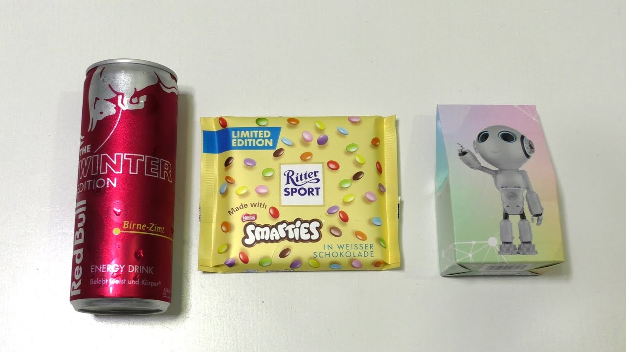 RedBull Pear Cinnamon +++ Ritter Sport Smarties +++ Vitamin Candy - YouTube