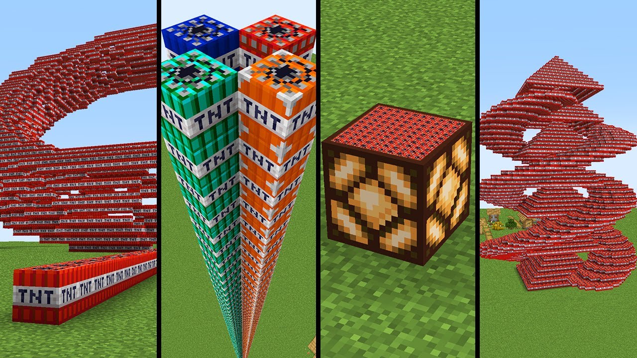 every tnt experiment in one video in Minecraft - YouTube