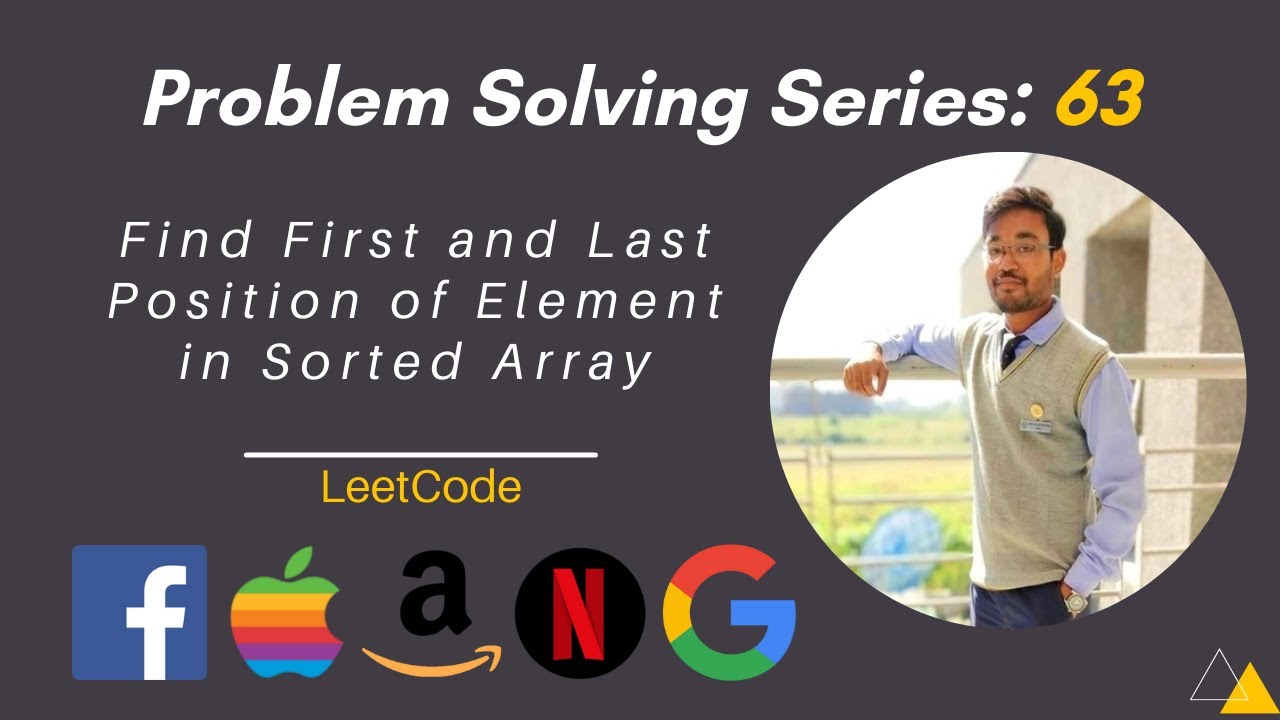 Find First And Last Position Of Element In Sorted Array LeetCode Find First And Last Position Of Element In Sorted Array LeetCode