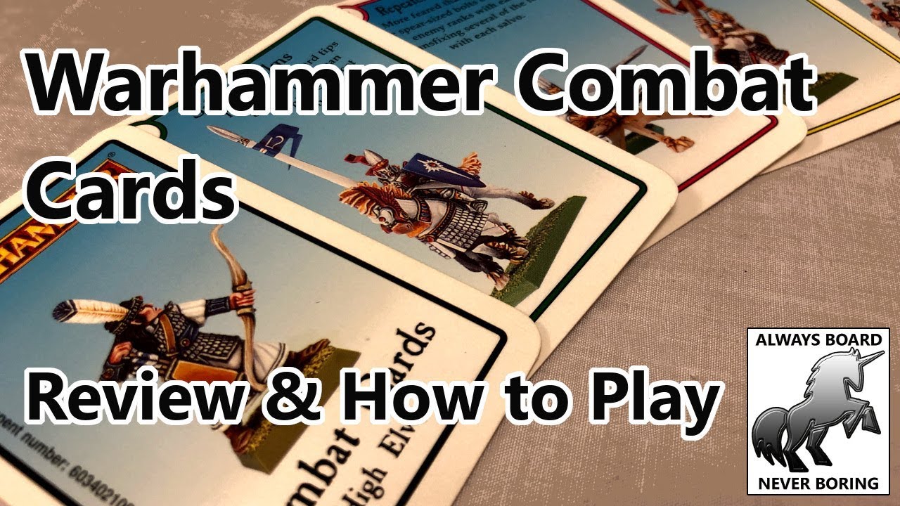 Warhammer Combat Cards (Citadel Combat Cards) - A Retro Review & How to ...