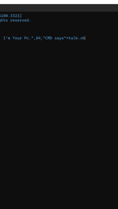 Make Your PC Talk with a Simple CMD Trick! VBScript Fun - YouTube