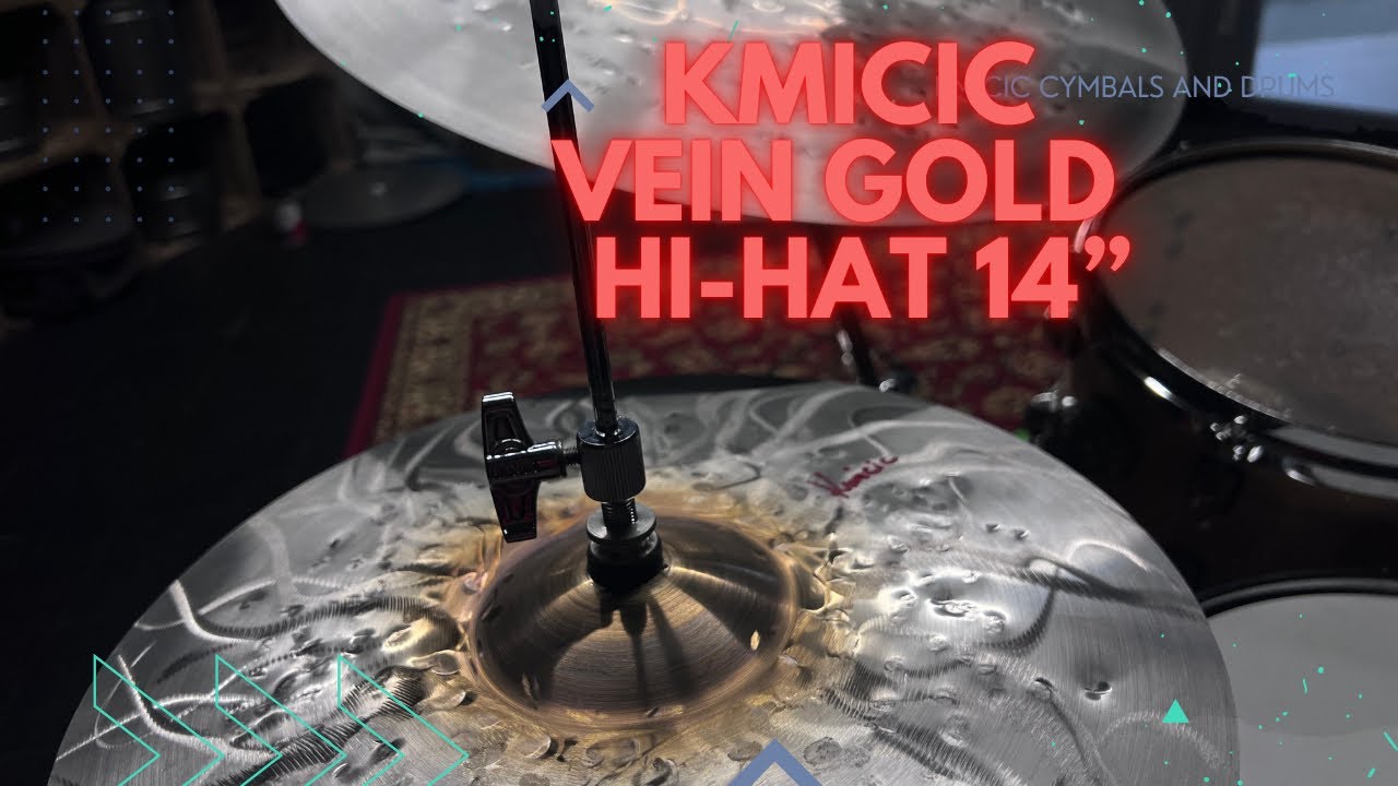 Kmicic Vein Gold hi hat 14-16” - YouTube