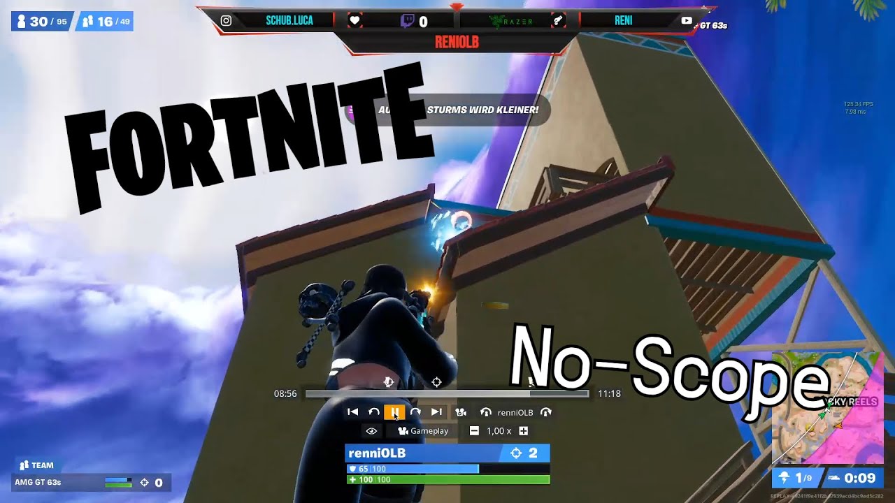 Fortnite No-Scope Kill Sniper | Highlight #1 - YouTube