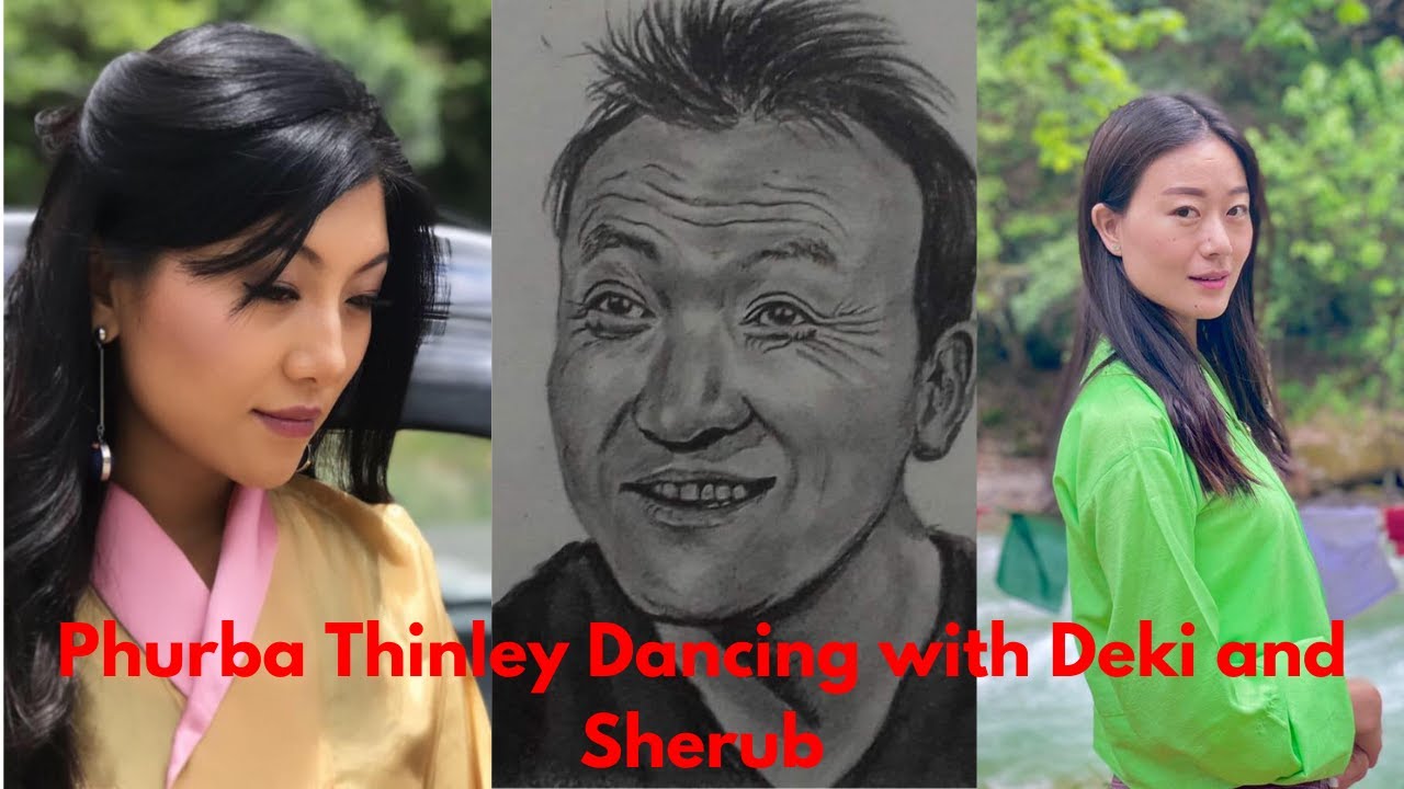 Deki Lhamo and Sherub Lhamo dance with Phurba Thinley - YouTube