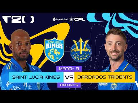 Highlights | Saint Lucia Kings vs Barbados Tridents | CPL 2026