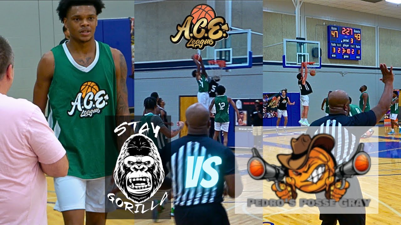 Rondo Segu is Back in ACE League! Week 2 Pedro's Posse Gray vs Stay ...