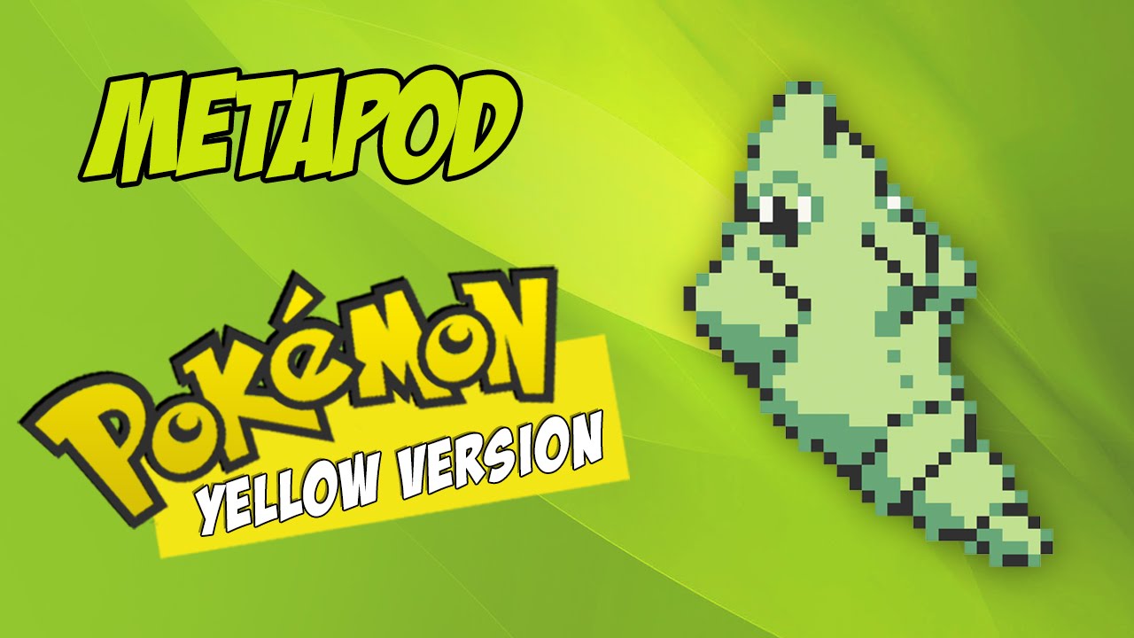 Pokemon Pixel Art - Metapod (PKMN Yellow) - YouTube