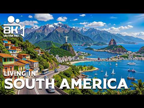 Living in South America | Life Between the Andes, Amazon & Colorful Coastal Cities | Travel Video 4K
