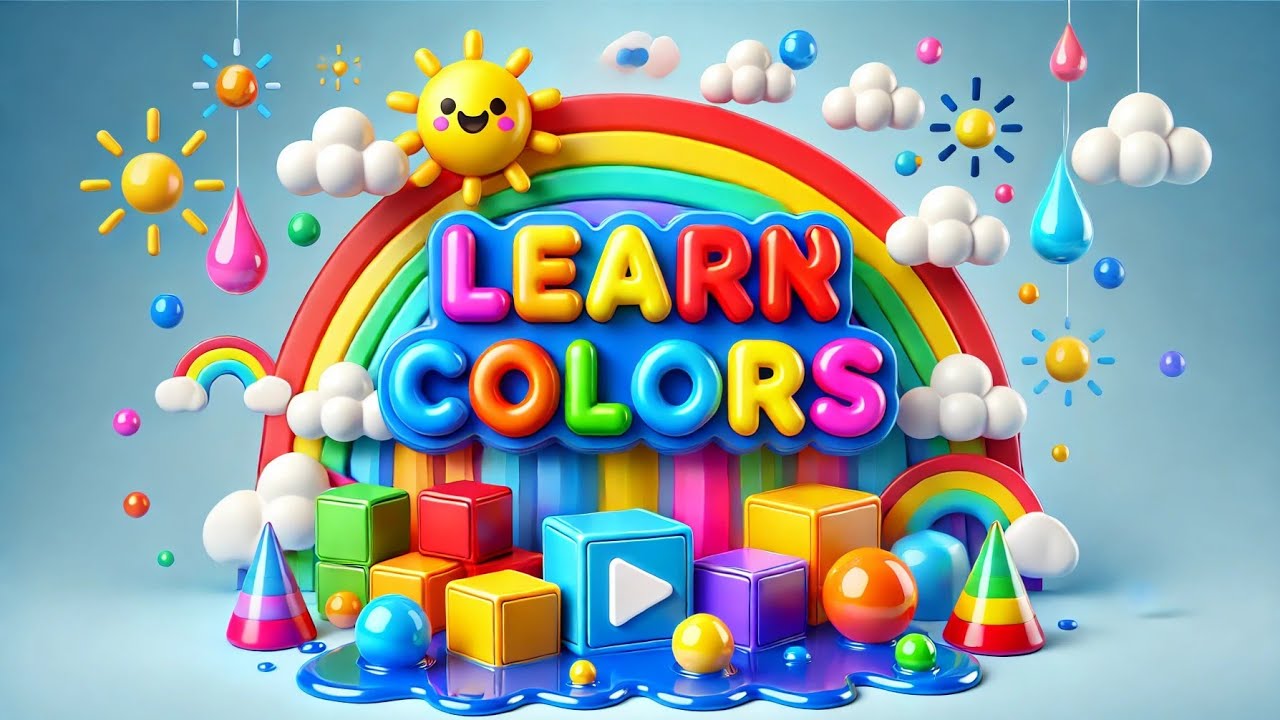 3D Color Learning Animation for Kids @KiddoKingdom399 - YouTube
