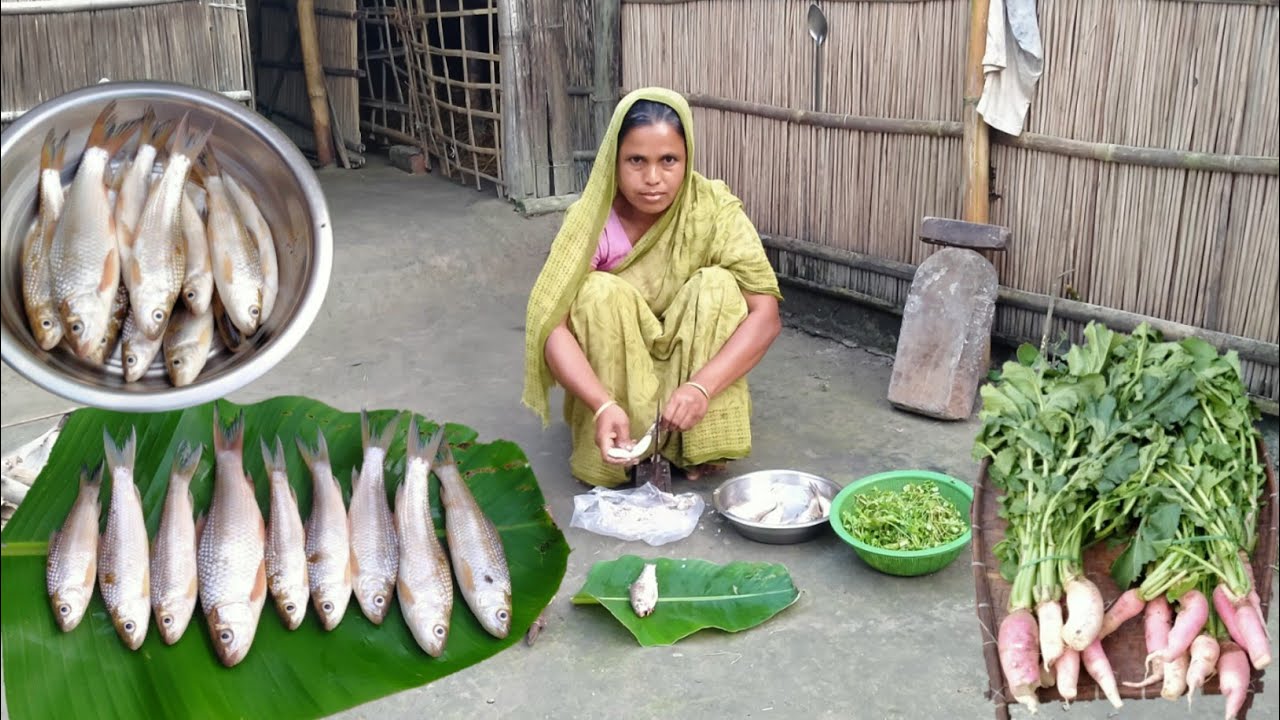 সিজিনে প্রথম নতুন মুলা দিয়ে বাটা মাছ রান্না করলাম|bata fish curry ...