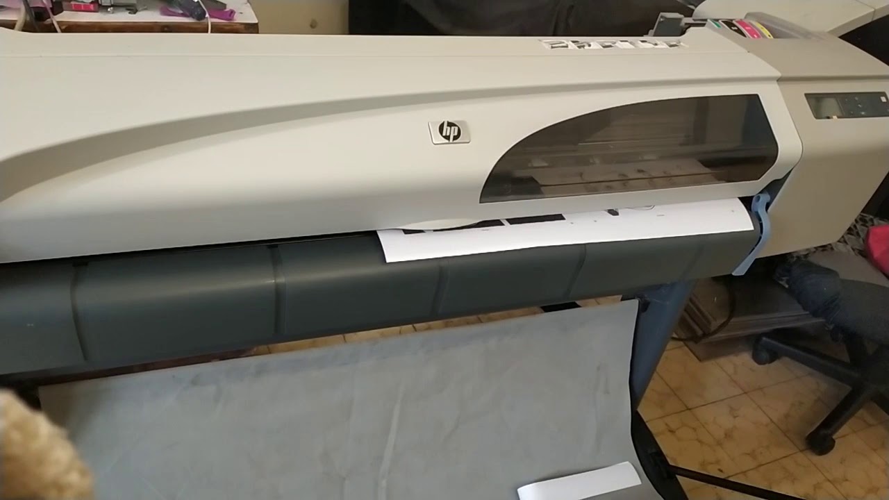 HP DesignJet 510 - YouTube