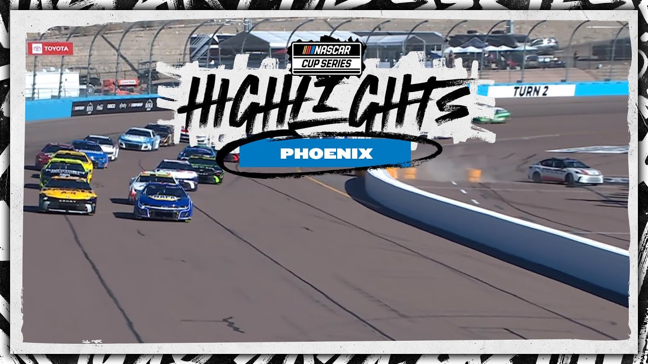 NASCAR pace car hits barrels on pit road: Championship race halted for ...