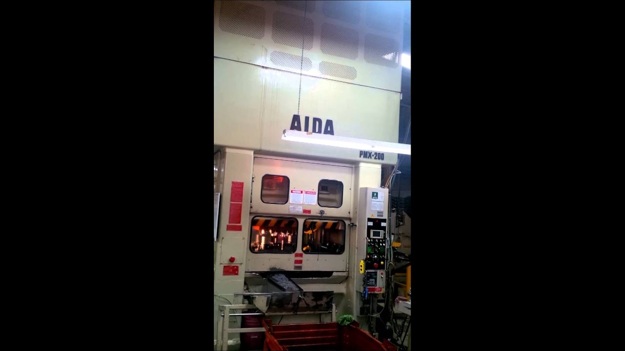 Aida PMX-L2-200 Press - YouTube