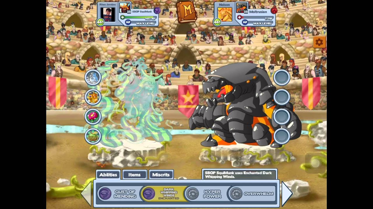 Dark Monk Munk Review- Miscrits World of Creatures (iPad) - YouTube