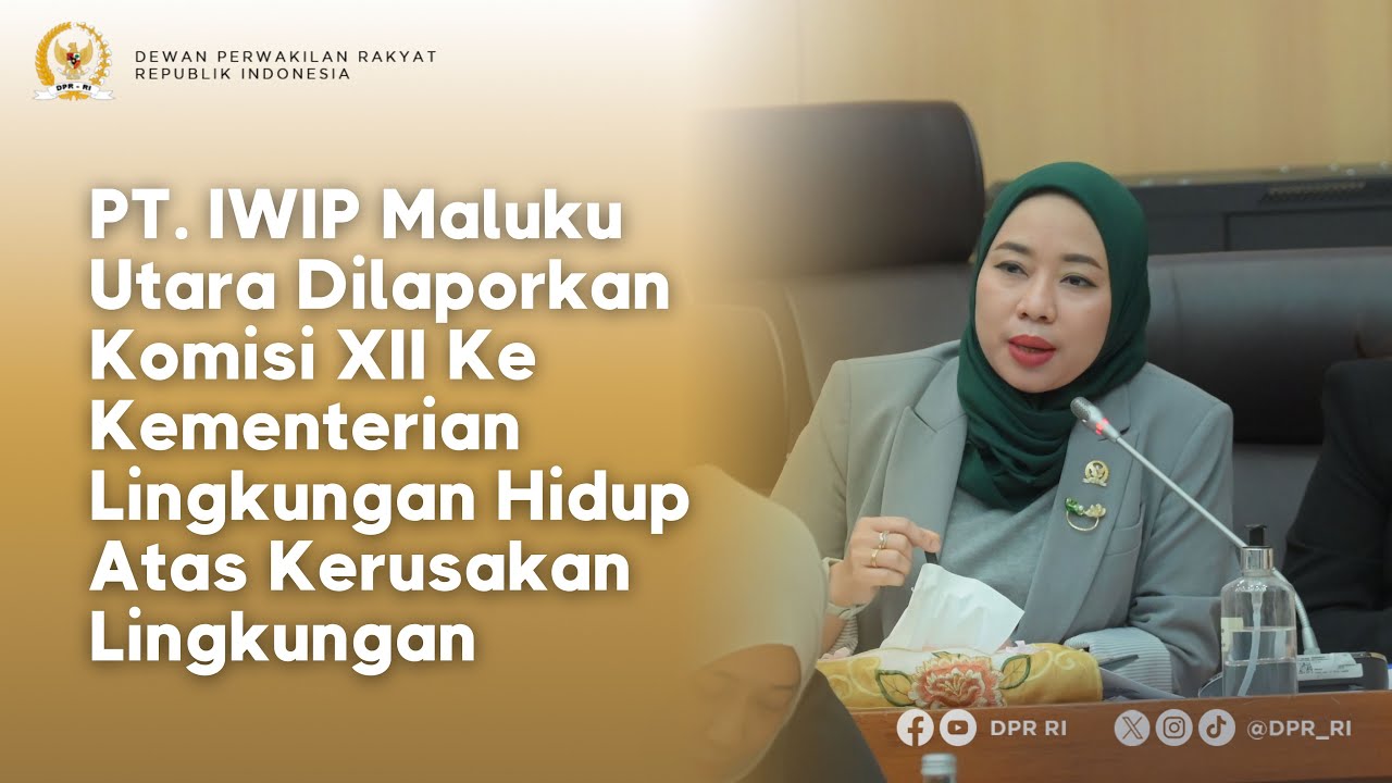 PT IWIP MALUKU UTARA DILAPORKAN KOMISI XII KE KLHK KARENA RUSAK ...