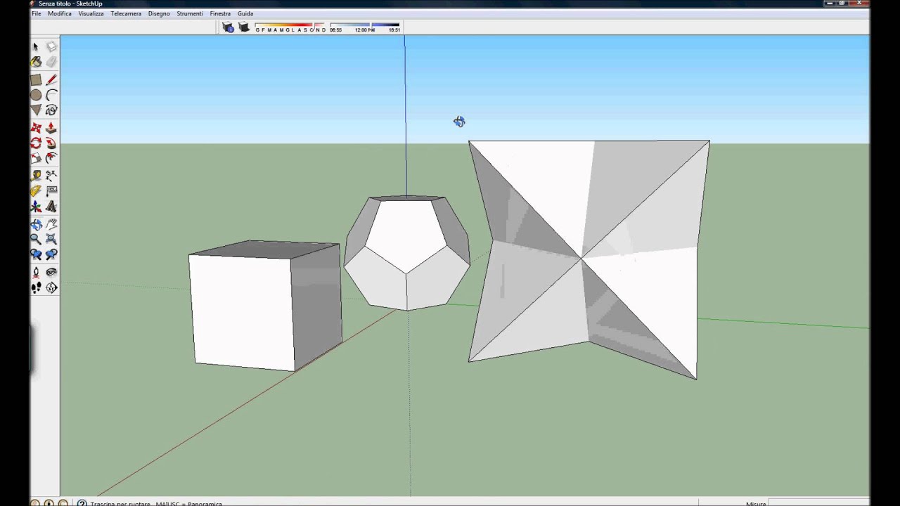 videotutorial costruzione cubo e ottaedro - YouTube