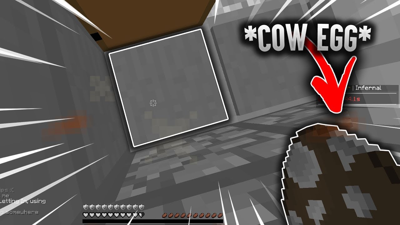 COW EGG INTO TRAPPERS' BASE *OP* | (Minecraft HCF) - YouTube
