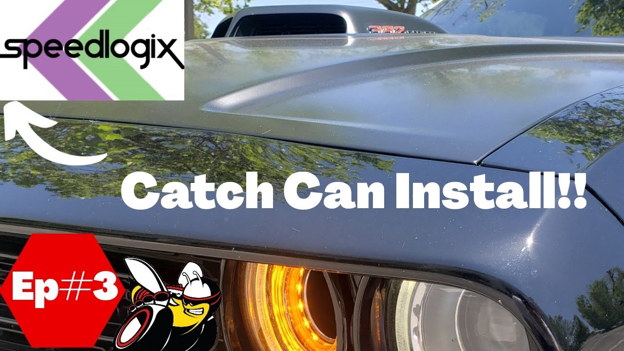 392 CHALLENGER SCAT PACK / SHAKER catch can install! EP#3 - YouTube