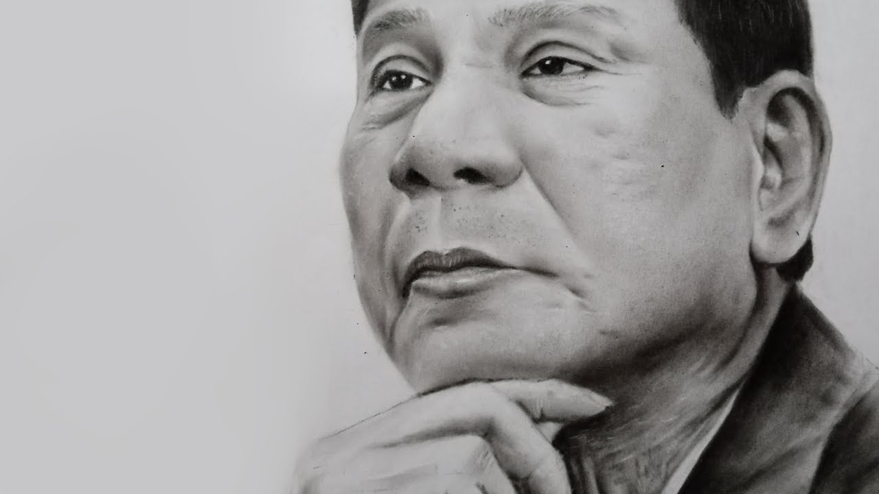 President Rodrigo Duterte /DU30 | Charcoal Speedpaint - YouTube