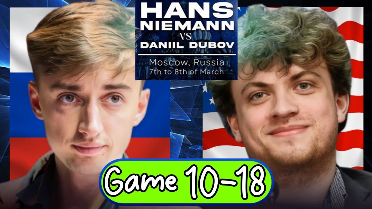 Hans Niemann vs Daniil Dubov | Levitov Chess | Game Blitz Match 10-18 | March 8, 2025 - YouTube