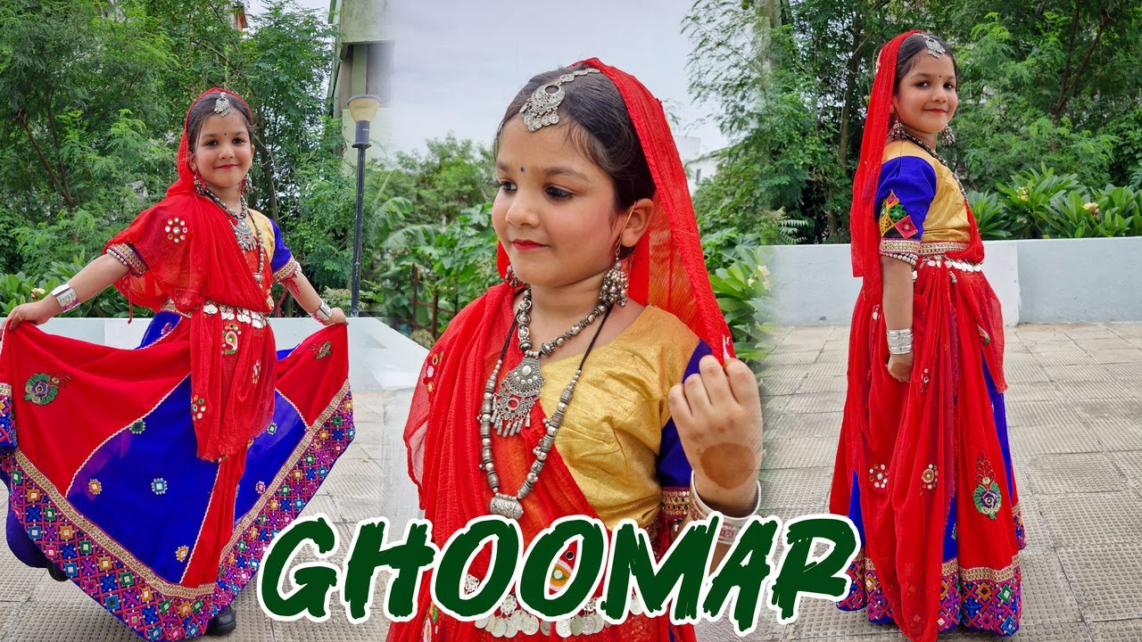 Ghoomar Dance cover ft. SHANAYA || Rajasthani ghoomar song || Dance ...