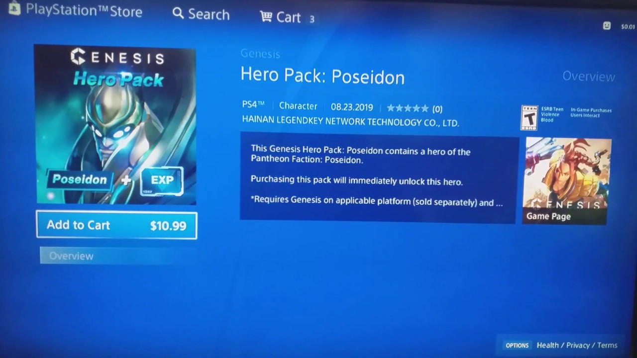 new add genesis on ps4 - YouTube