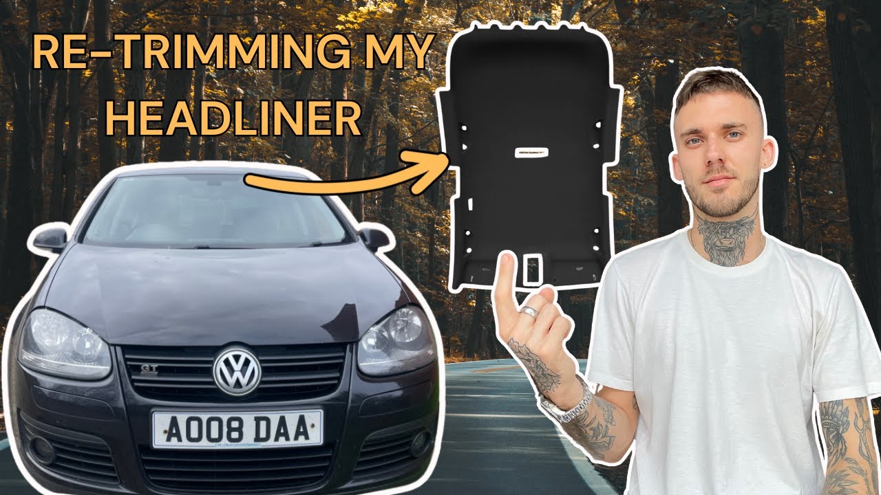 FIXING MY SAGGING MK5 GOLF HEADLINER | FULL SWAP - YouTube
