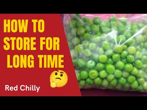 Frozen Green Peas | Frozen Matar | How to Preserve Green Peas - YouTube