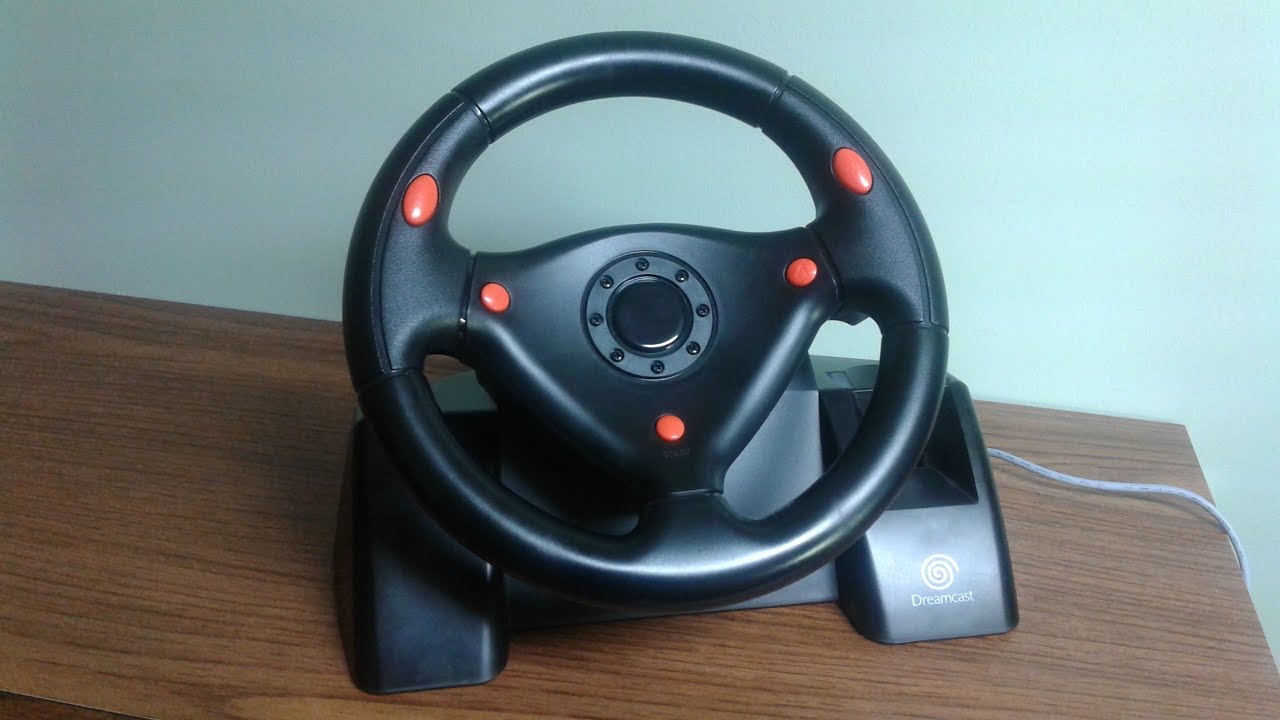 DREAMCAST Official Racing Controller - YouTube