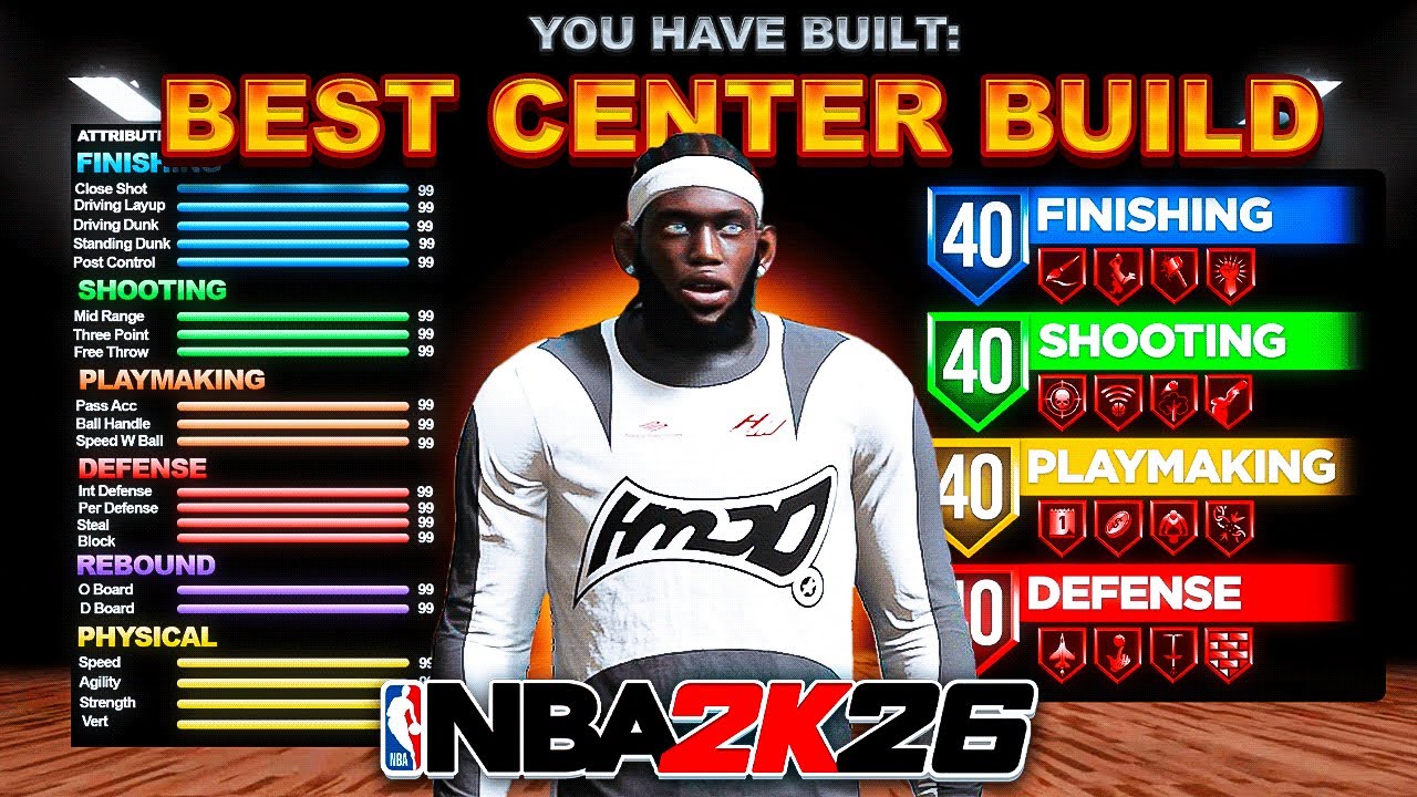 MY NBA2K21 PAINT BEAST RETURNS TO NBA2K26 BEST CENTER BUILD THIS BUILD ...