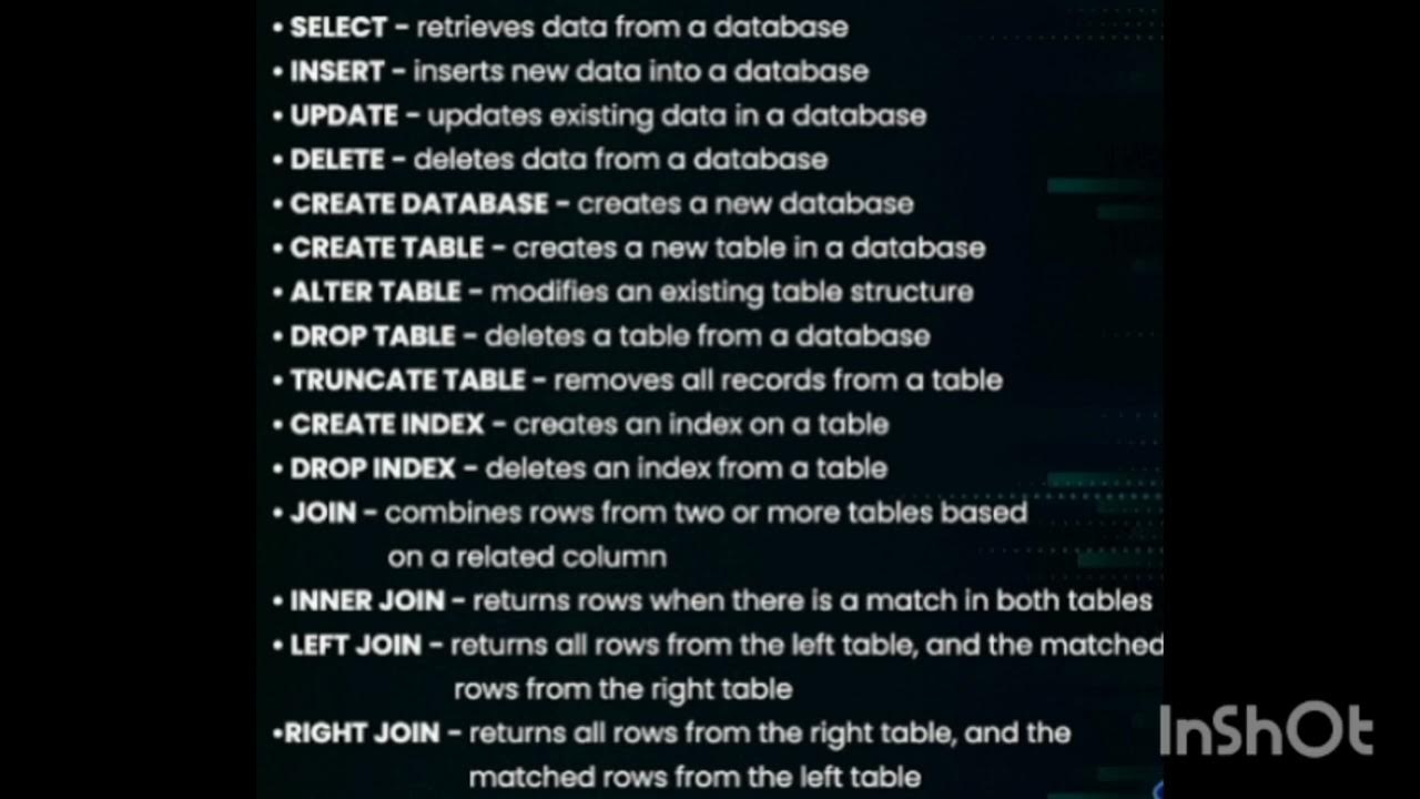 How to create database using SQL commands - YouTube