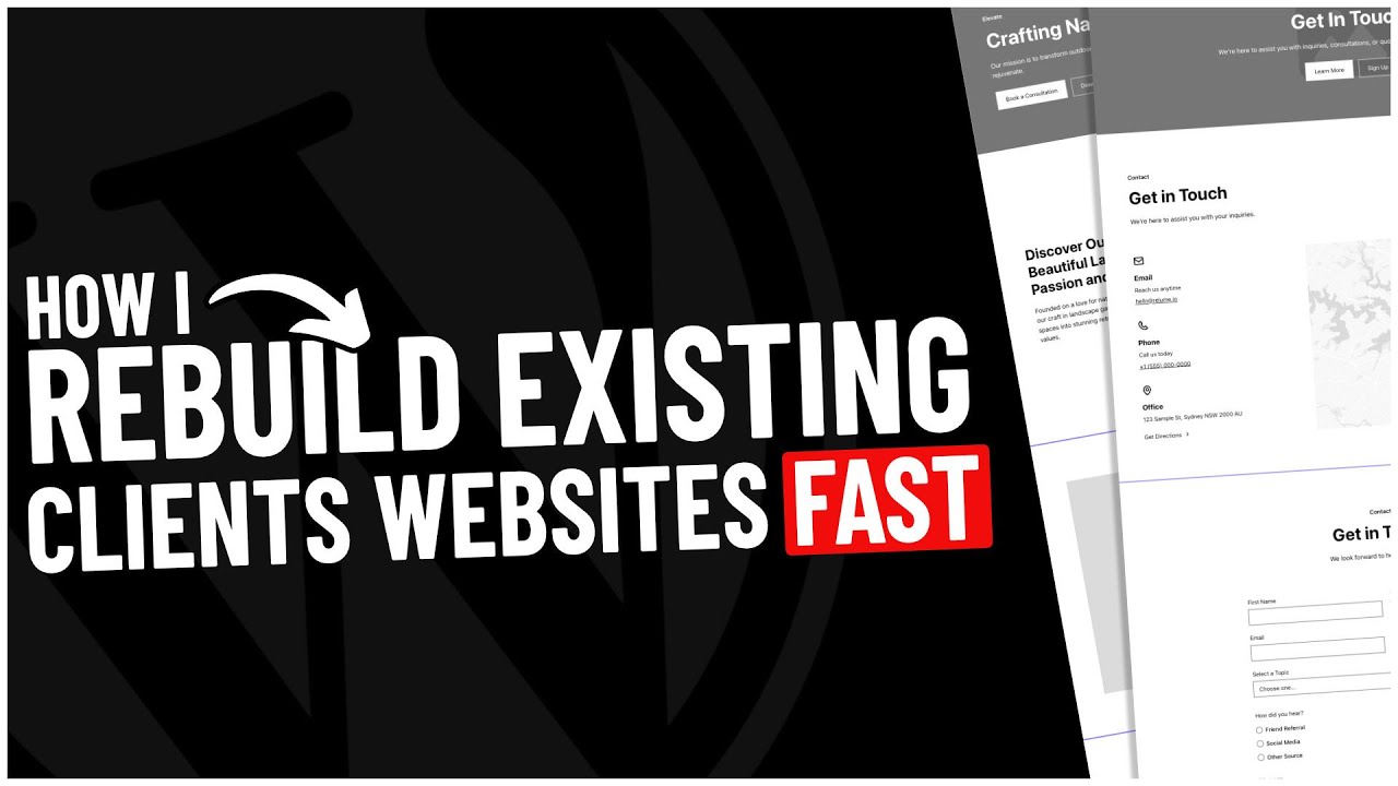 How I Rebuild Client Sites in Minutes With This Trick! - YouTube