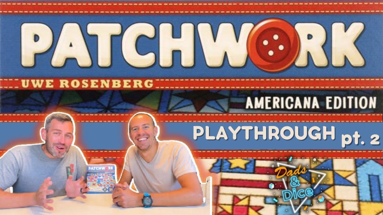 PATCHWORK PT 2 | Board Game | Playthrough - YouTube