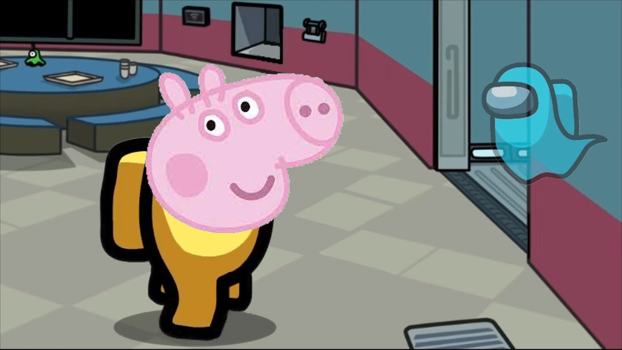 Big Peppa Pig 2| Among Us distraction dance animation | Fart - YouTube