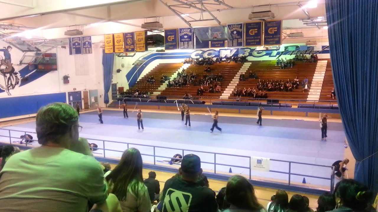 Magnolia Jr. High Color Guard Team 2 - YouTube