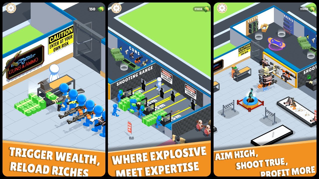 Gun Please! Game Android Gameplay - YouTube