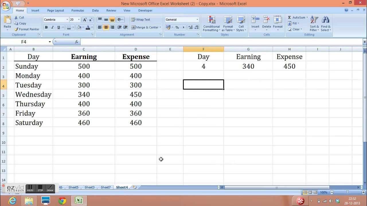 Offset Function in Excel with easy example : Step by Step - YouTube