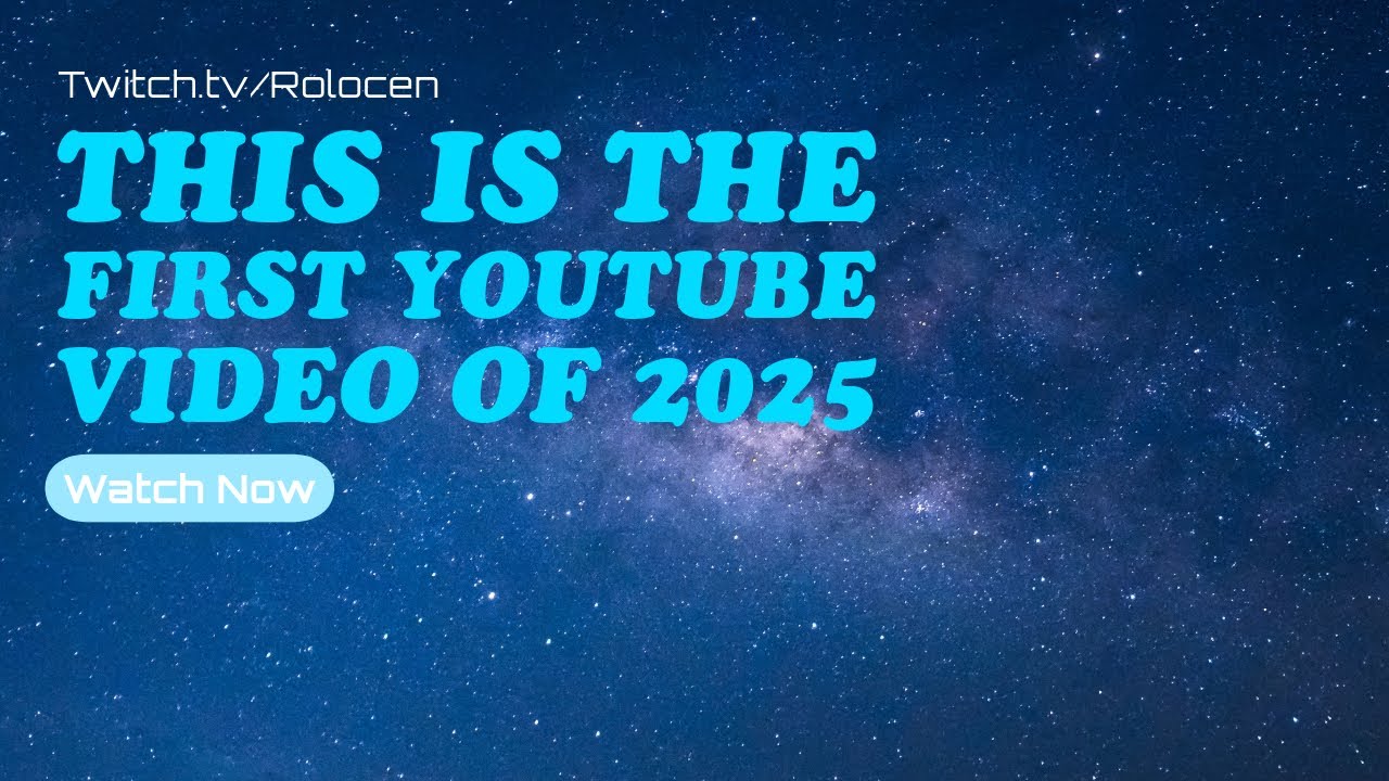 This is the first YouTube video of the new year! - YouTube