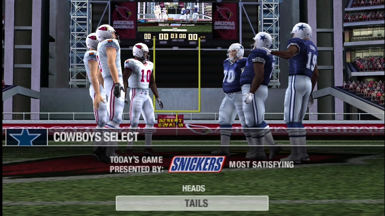 Madden 08 PSP Mod [2021-22 Rosters] Cardinals Vs. Cowboys - YouTube