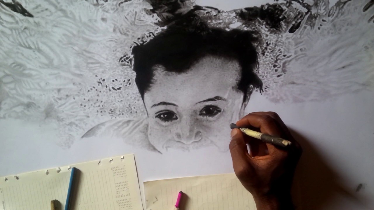 How to draw skin pores | skin texture - YouTube
