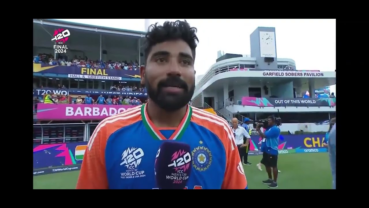 I am only believe in jassi bhai| Siraj full interview T20 wc final 2024 ...