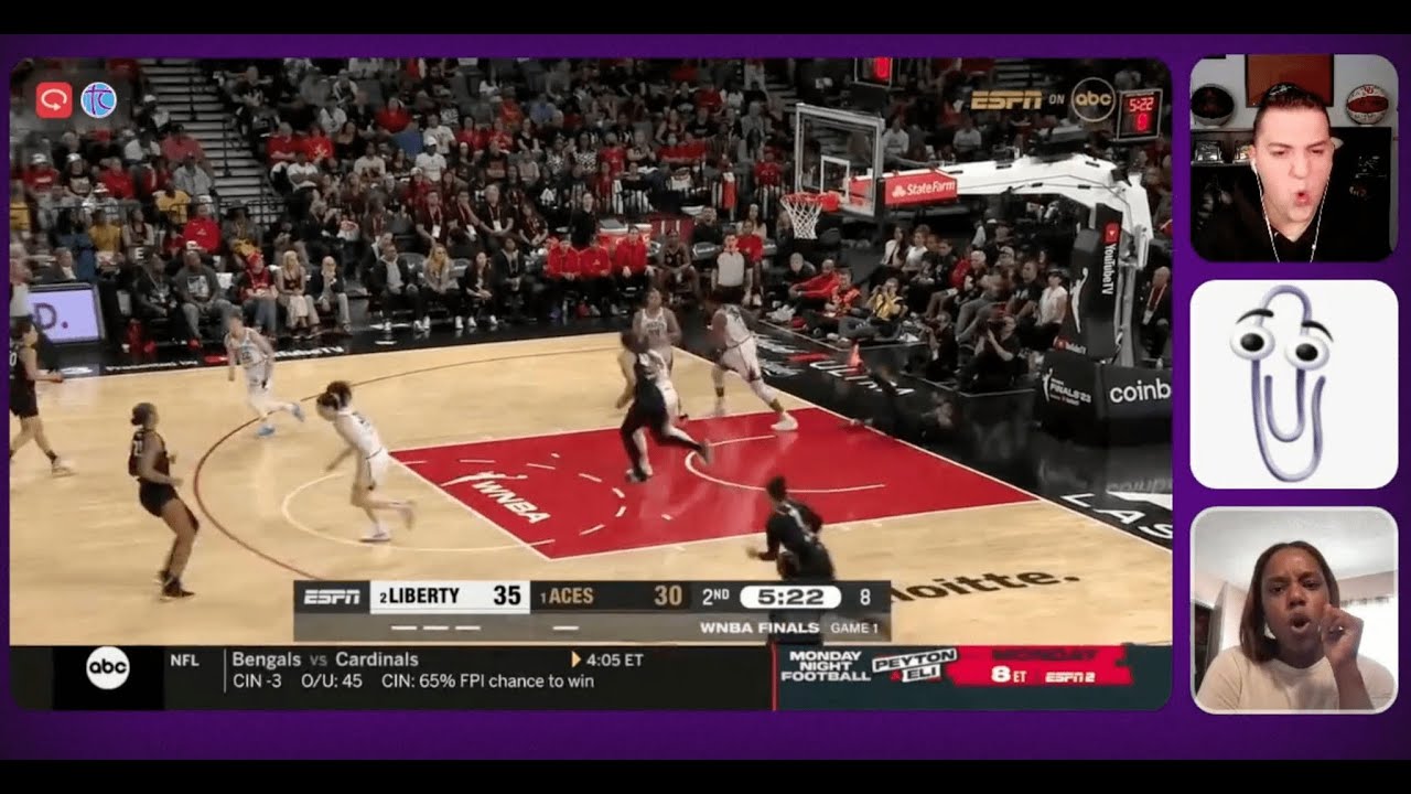 WNBA FINALS GAME ONE LIVE REACTIONS (The Committee on Playback) - YouTube