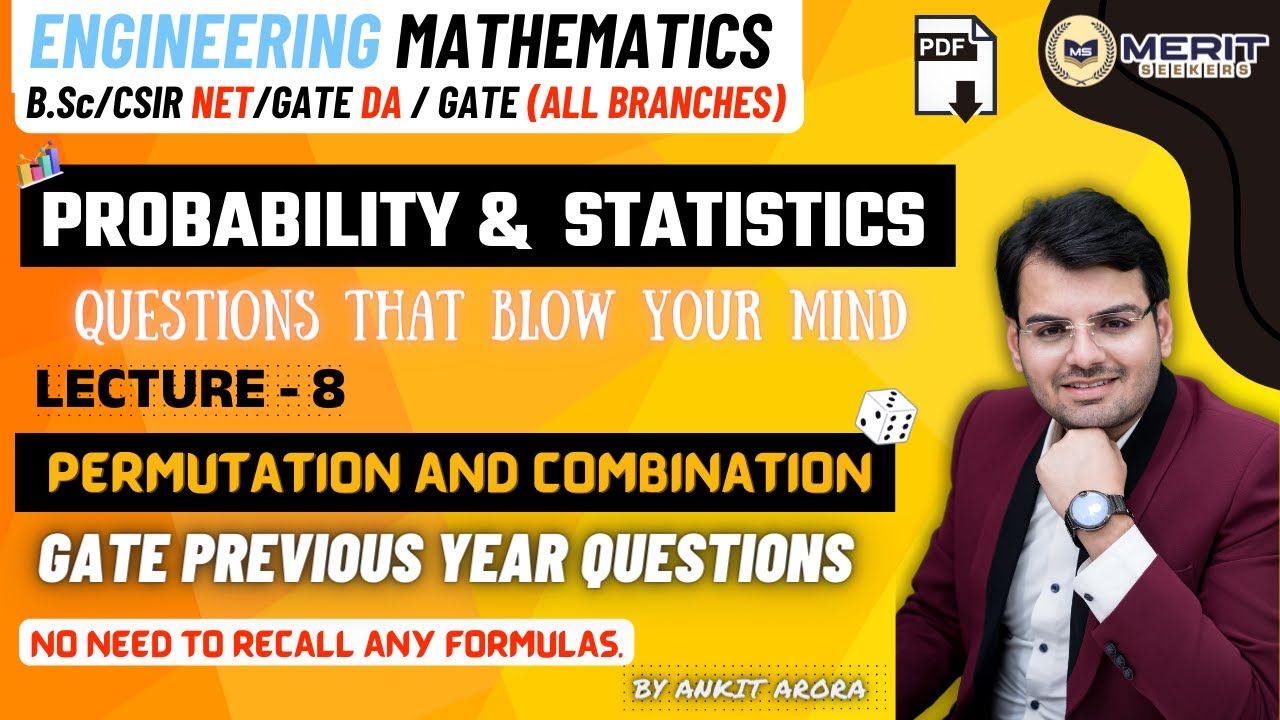 Lecture 8 - Previous Year Questions| Permutation And Combination ...