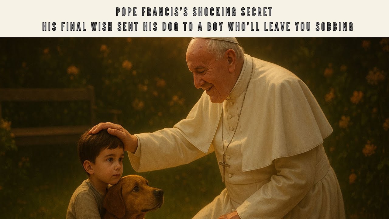 Pope Francis’s Shocking Secret - His Final Wish Sent His Dog to a Boy ...