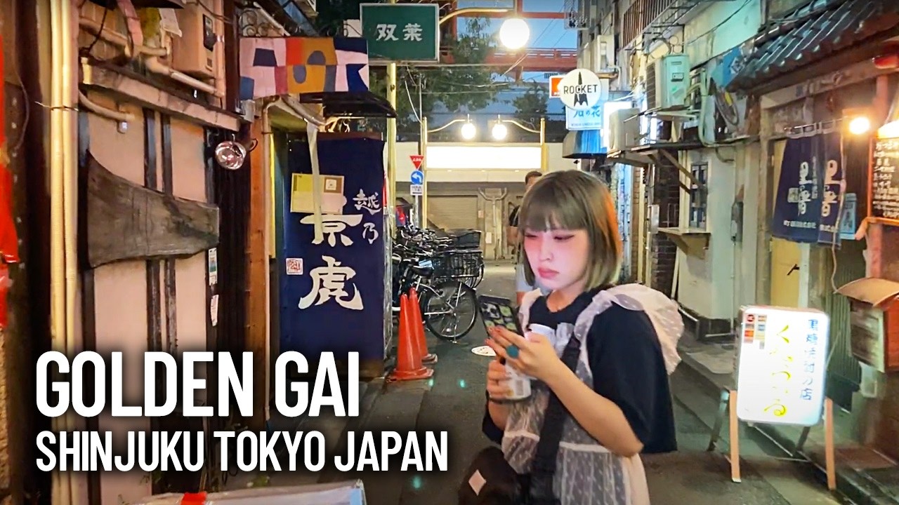 TOKYO Shinjuku Golden Gai Walking Tour: 46 Facts You Need to Know - YouTube