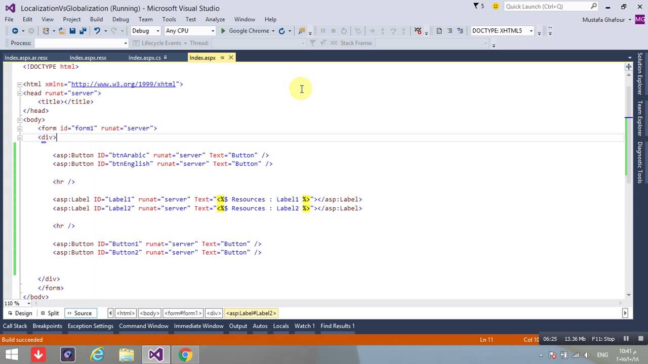 Asp net Localization Vs Globalization Arabic - عربي - YouTube