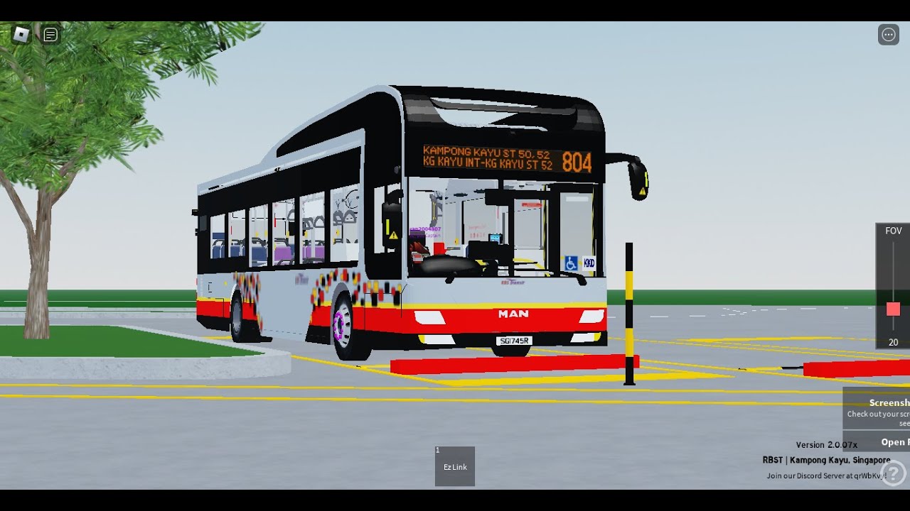 [RBST] Service 804 MAN A22 Euro 5 Batch 3 Feeder Service SMRT Pixel ...