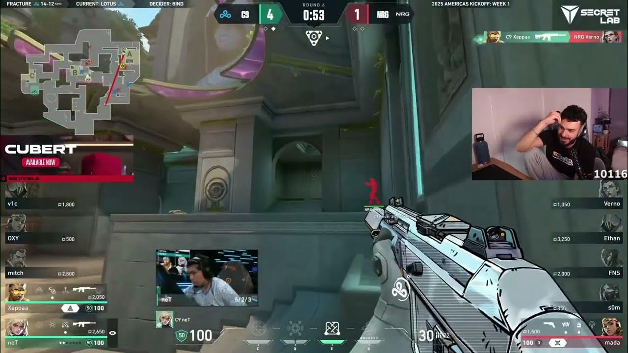 Tarik reacts to C9 Xeppa's INSANE ACE on LOTUS against NRG - YouTube