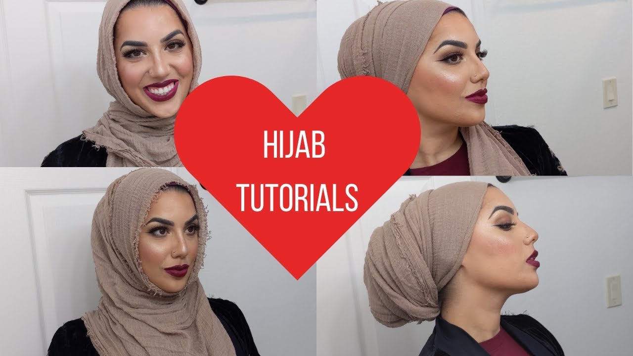 EVERYDAY HIJAB TUTORIAL (4 SIMPLE STYLES) - YouTube