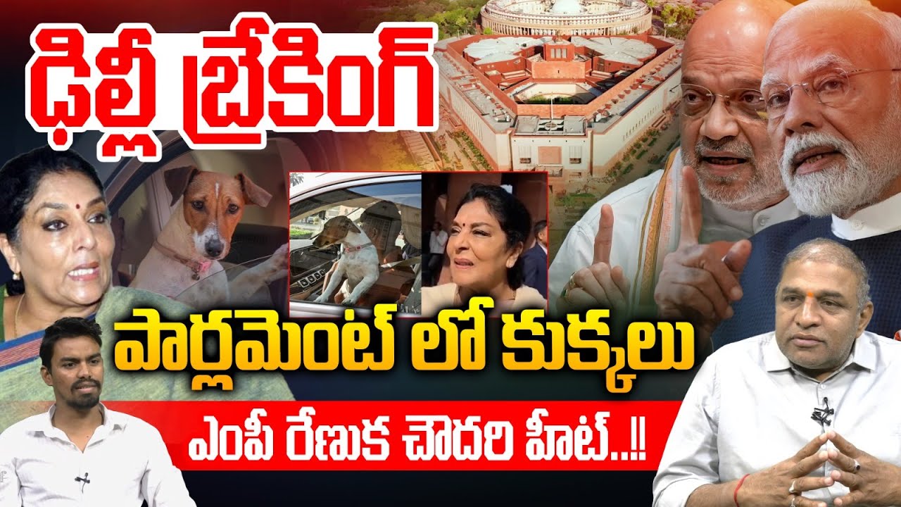 Congress MP Renuka Chowdhury brings her pet dog to Parliament | Viral ...